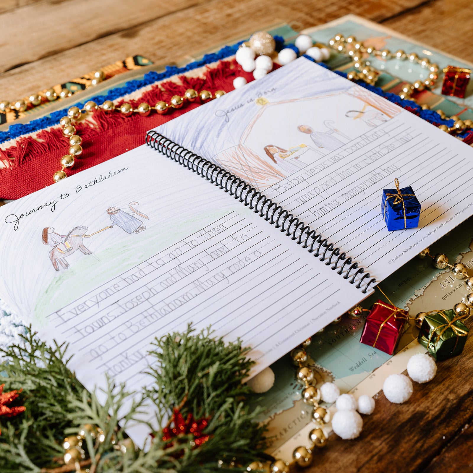 A Connected Christmas Narration Notebook – Treehouse Schoolhouse