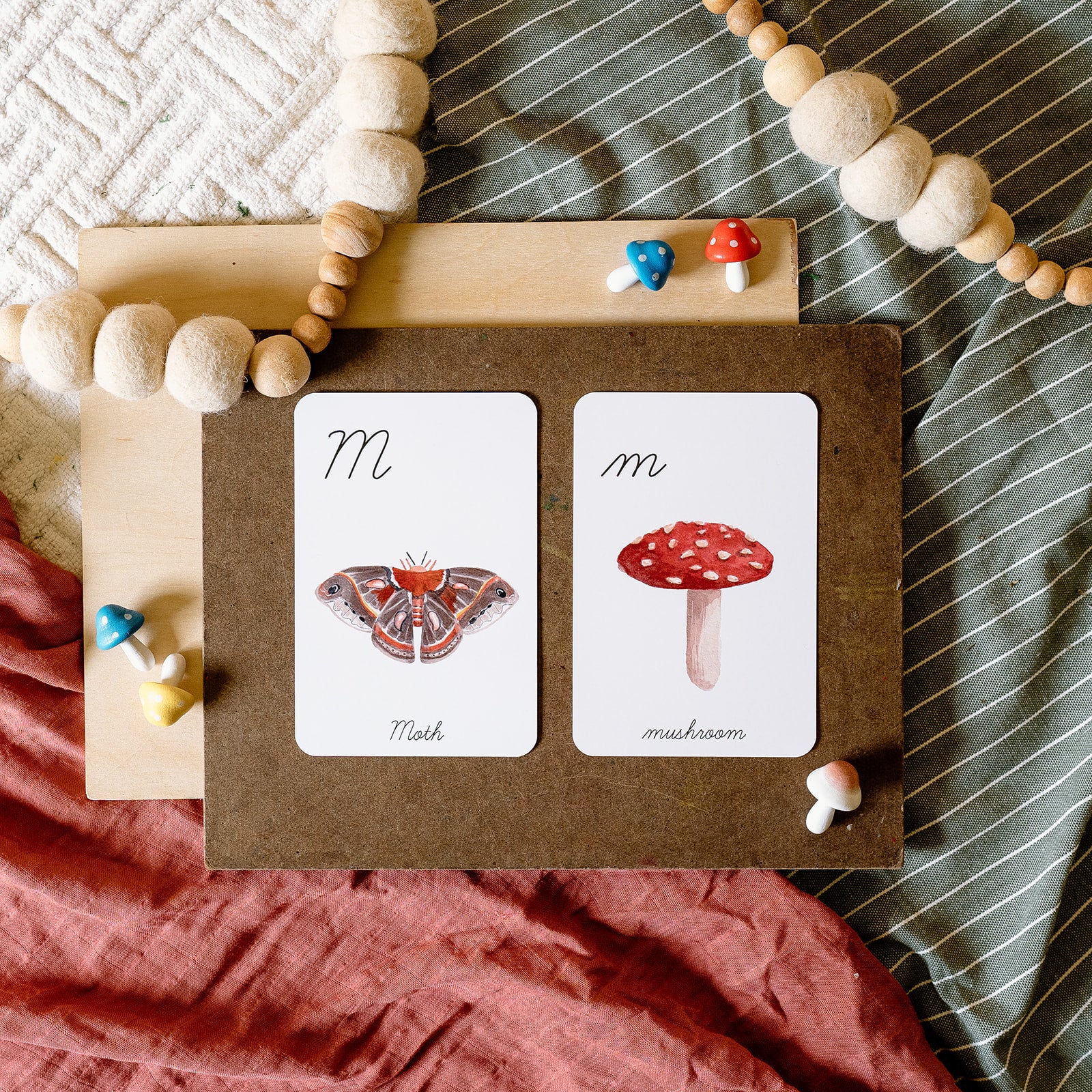 Wonder of Nature Alphabet Cursive Cards – Treehouse Schoolhouse