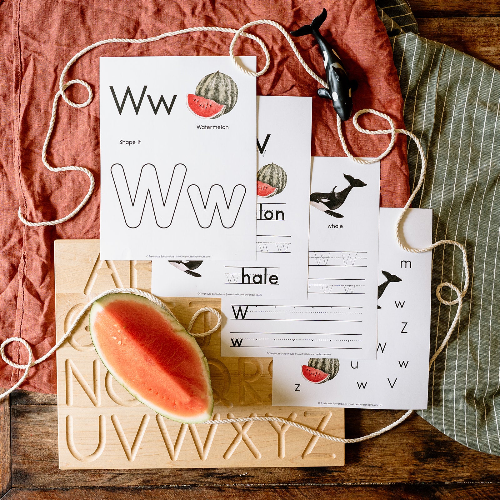 Wonder of Nature Alphabet Sheets – Treehouse Schoolhouse