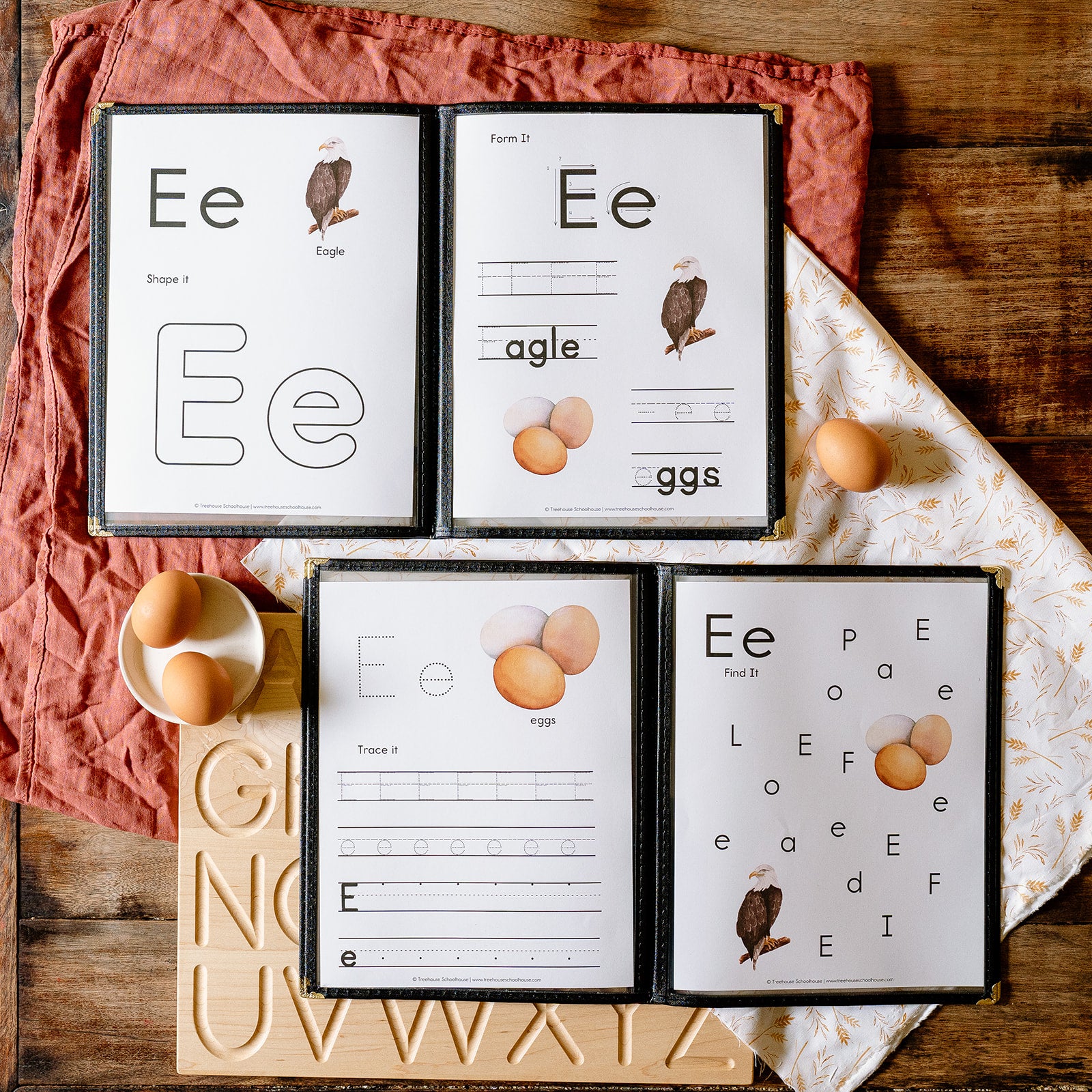Wonder of Nature Alphabet Sheets – Treehouse Schoolhouse