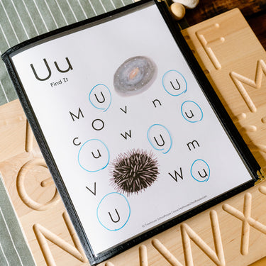 Wonder of Nature Alphabet Sheets – Treehouse Schoolhouse