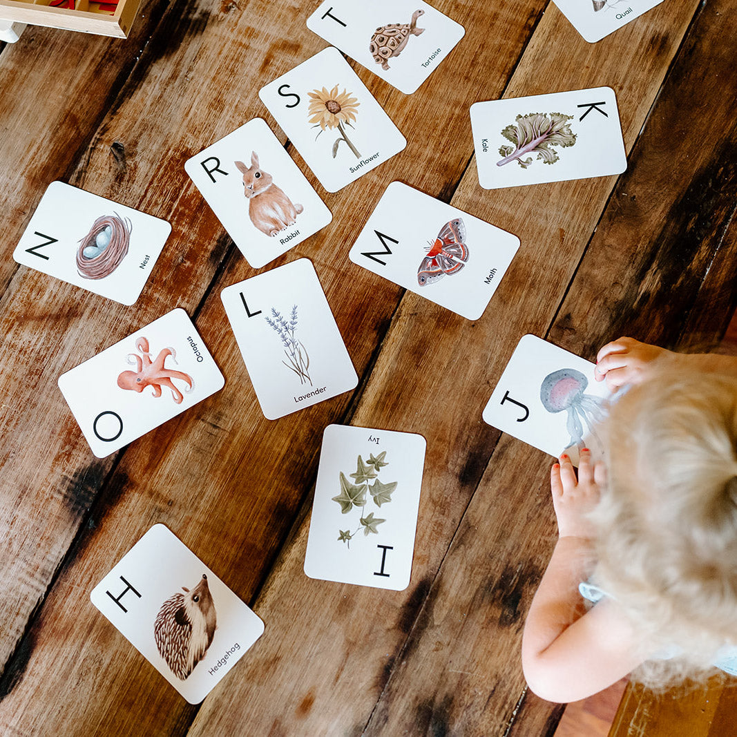 Wonder of Nature Alphabet Print Cards – Treehouse Schoolhouse